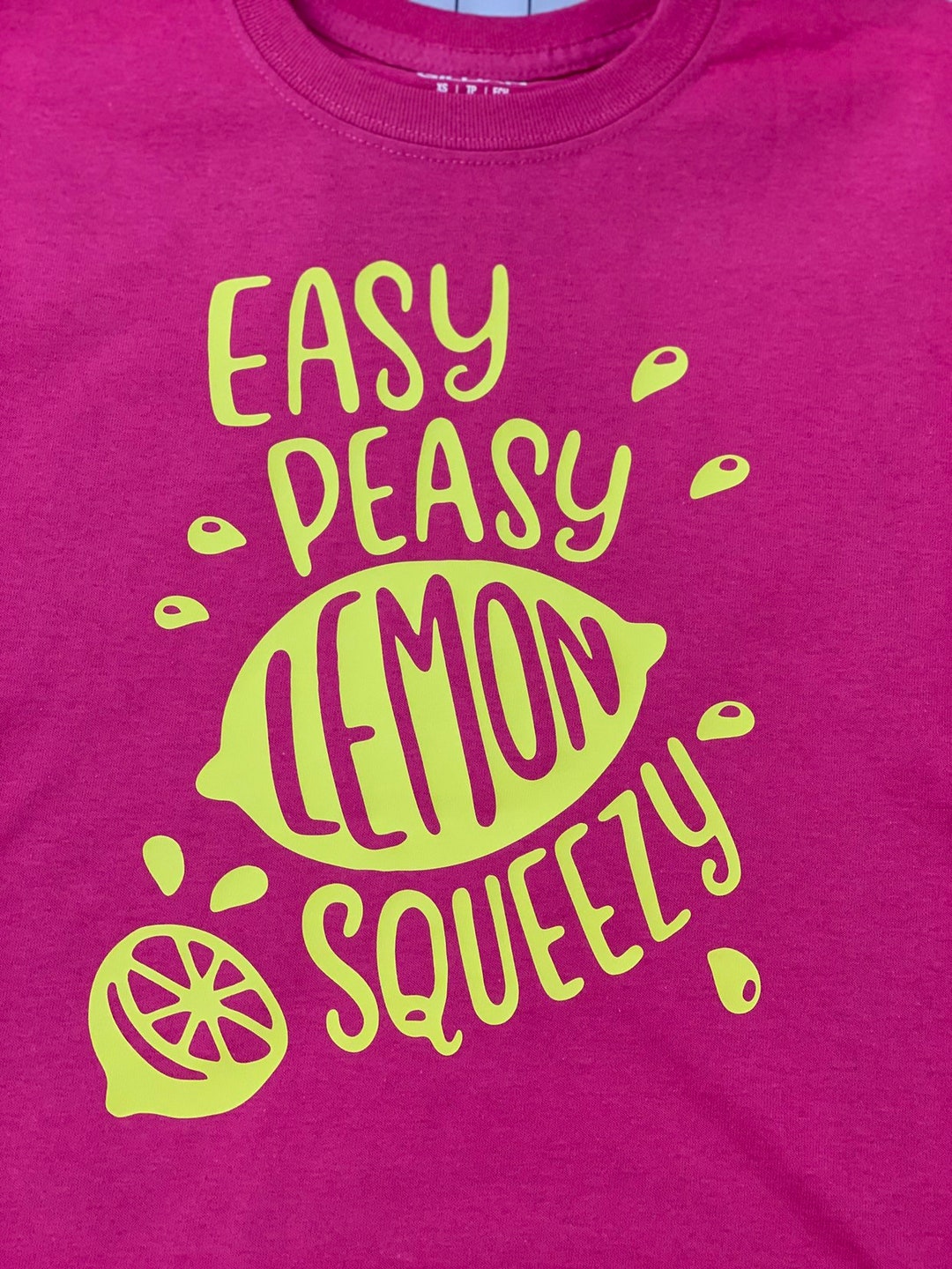 Easy Peasy Lemon Squeezy - Etsy