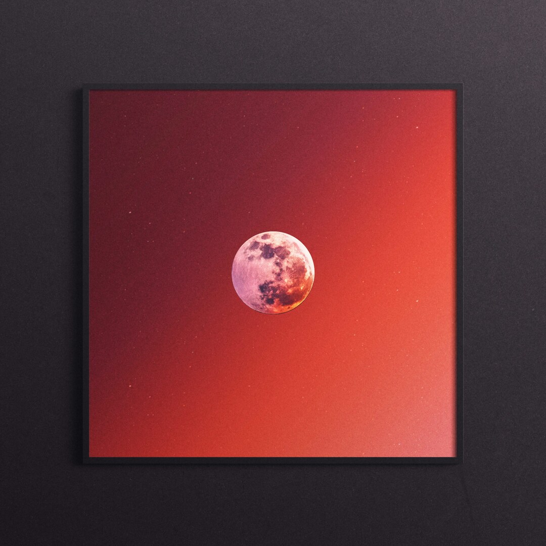 Blood Moon Artwork - Etsy