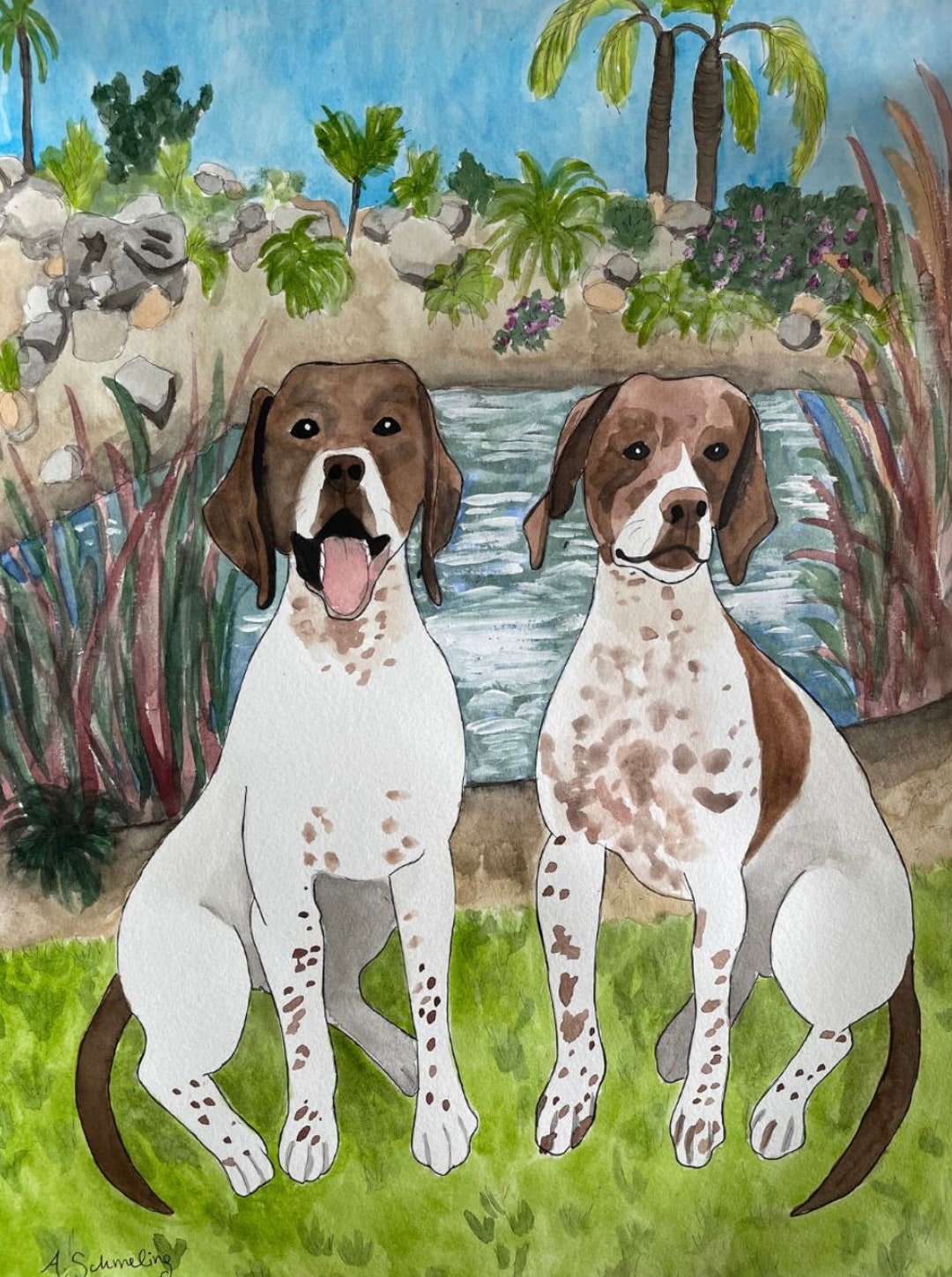 Pet Portrait Background Add-on - Etsy
