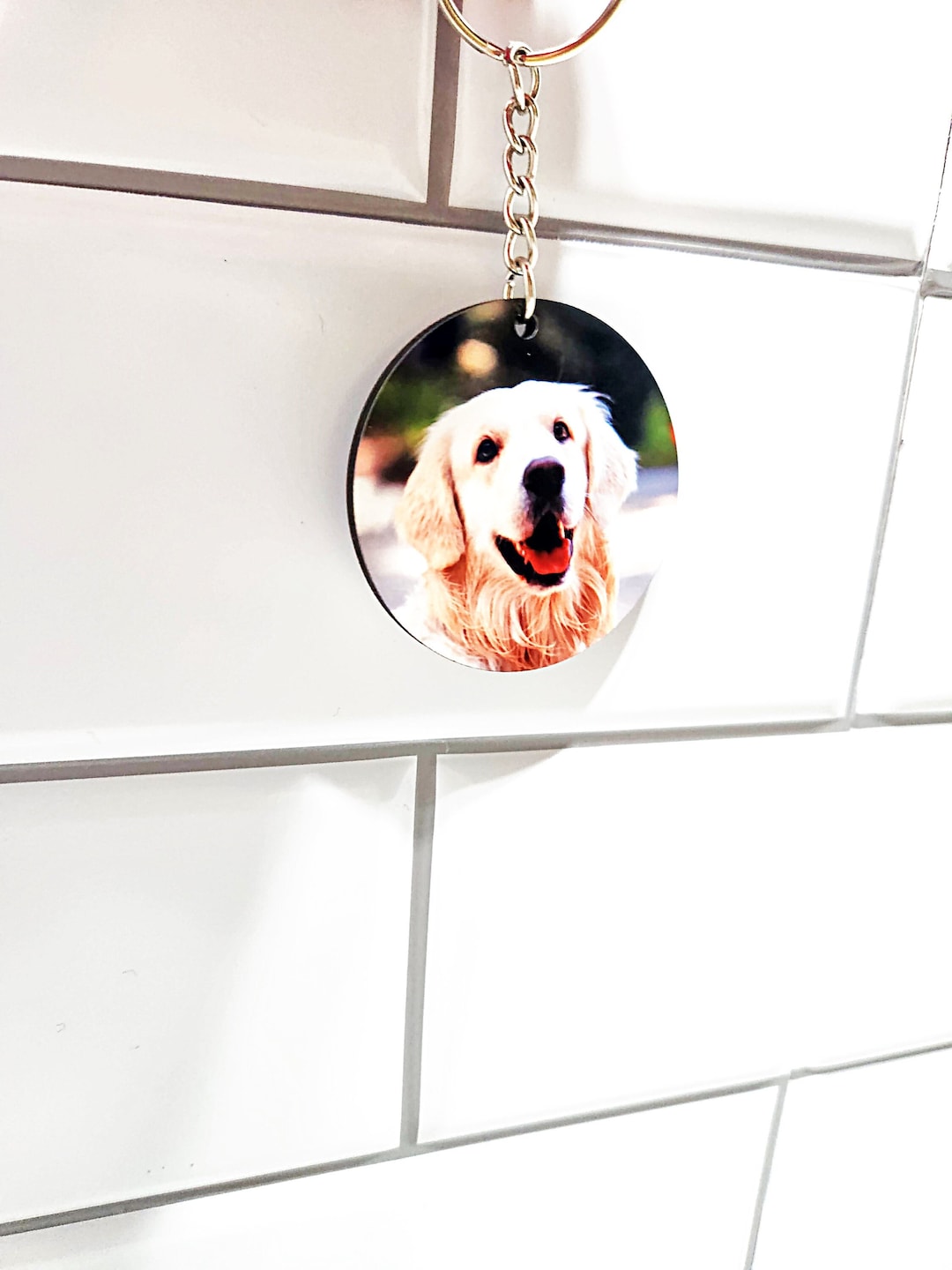 Picture Key Chain, Photo Keychain, Dog Cat Pet Keychain, Gift for Her ...