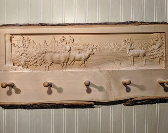 Wildlife Coat Rack - Etsy