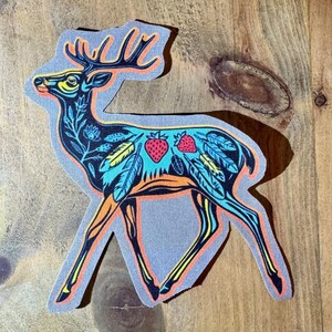 Deer/buck Appliqué – Native American Art Iron-on Patch - Etsy