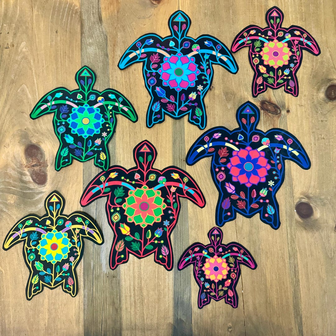 Applique-floral & Tribal Design With Iron-on Adhesive- 3 Sizes ...