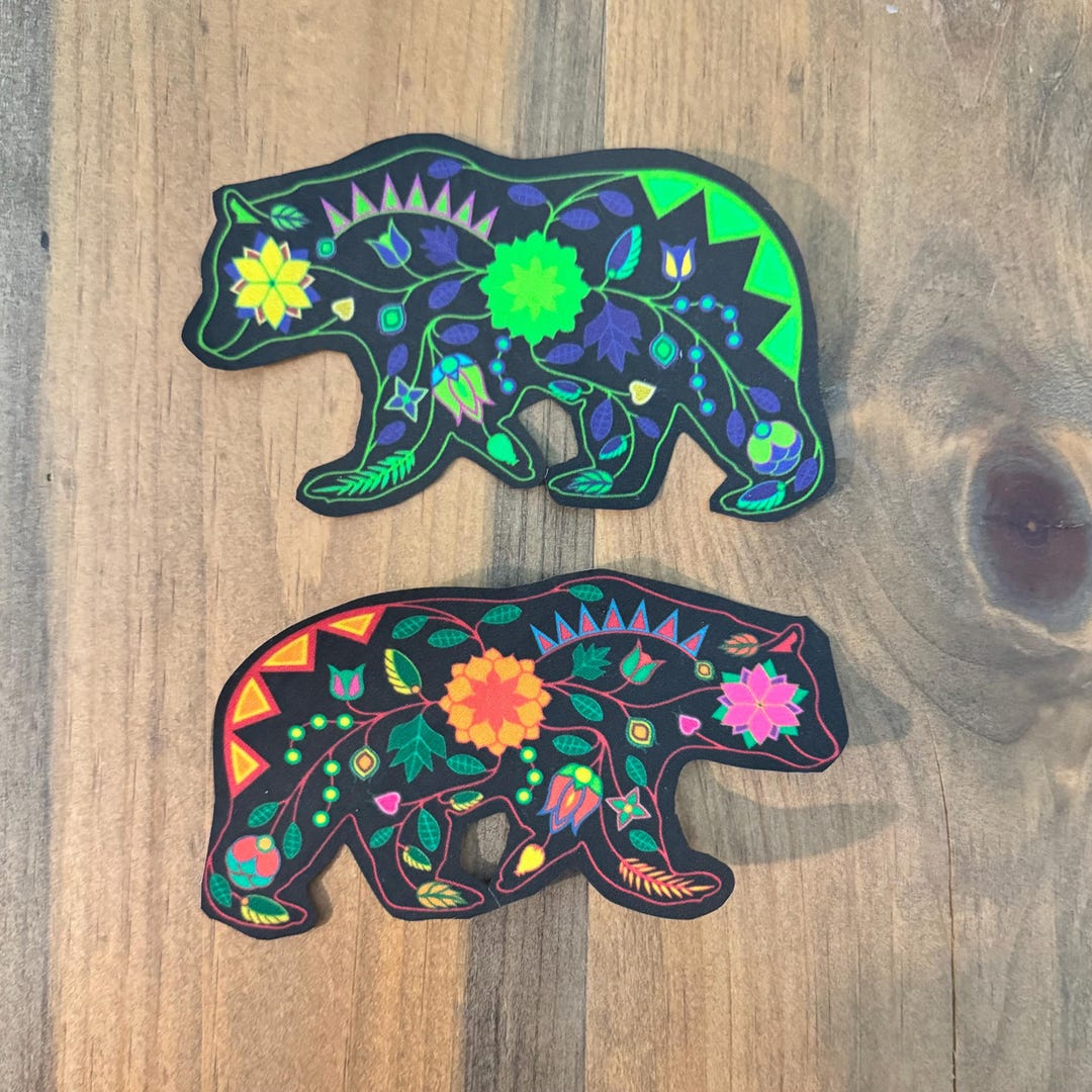 Applique-floral & Tribal Design With Iron-on Adhesive- 3 Sizes ...