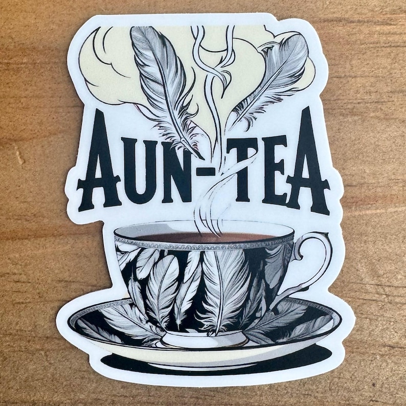 Native American "auntie" Sticker | 3-inch Die-cut Vinyl Sticker ...