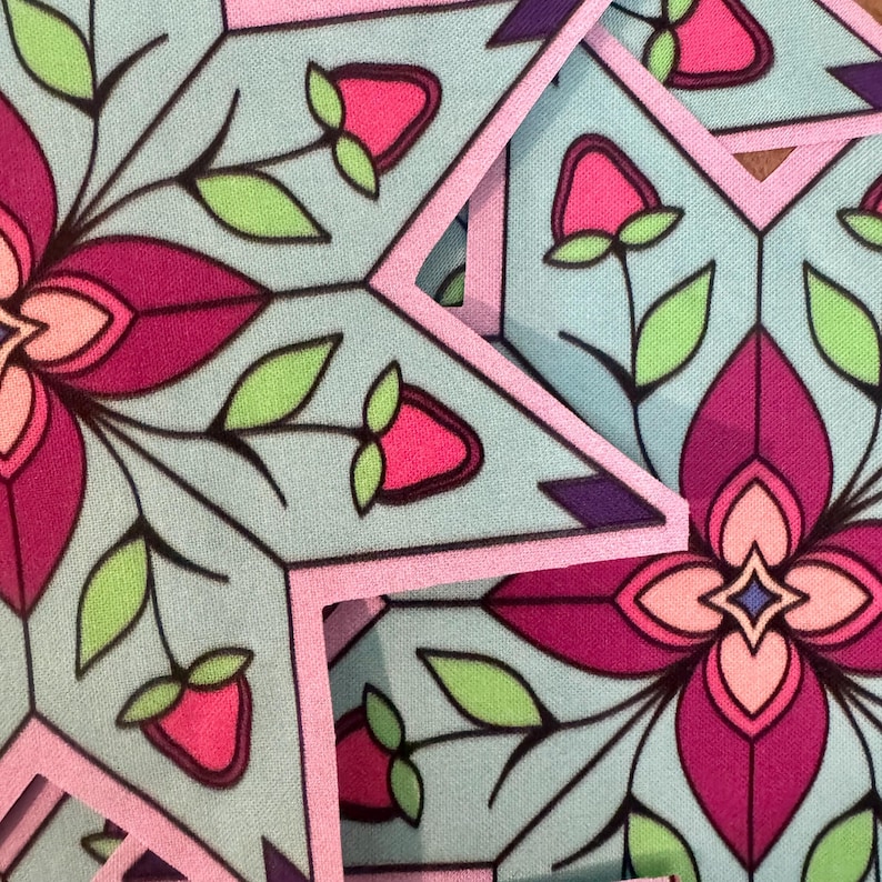 Star Appliqué – 6.5” Tip to Tip – Traditional Native American Woodland ...