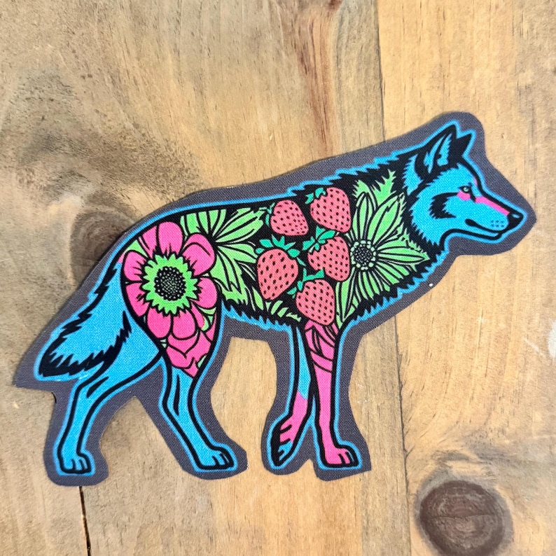 Wolf Appliqué –iron-on & Sew-on – Creation Story Inspired - Etsy