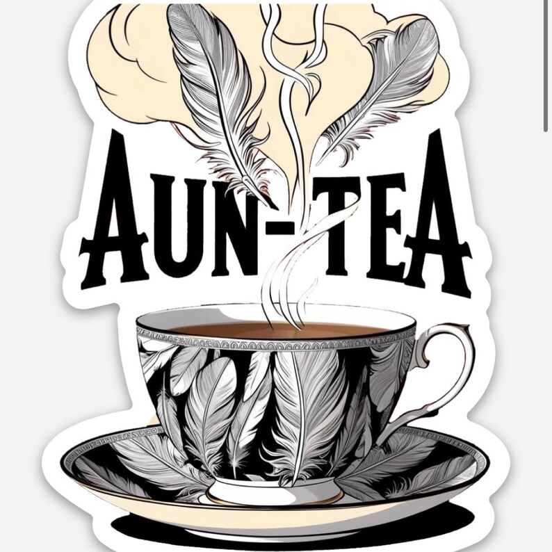Native American "auntie" Sticker | 3-inch Die-cut Vinyl Sticker ...