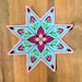 Star Appliqué – 6.5” Tip to Tip – Traditional Native American Woodland ...