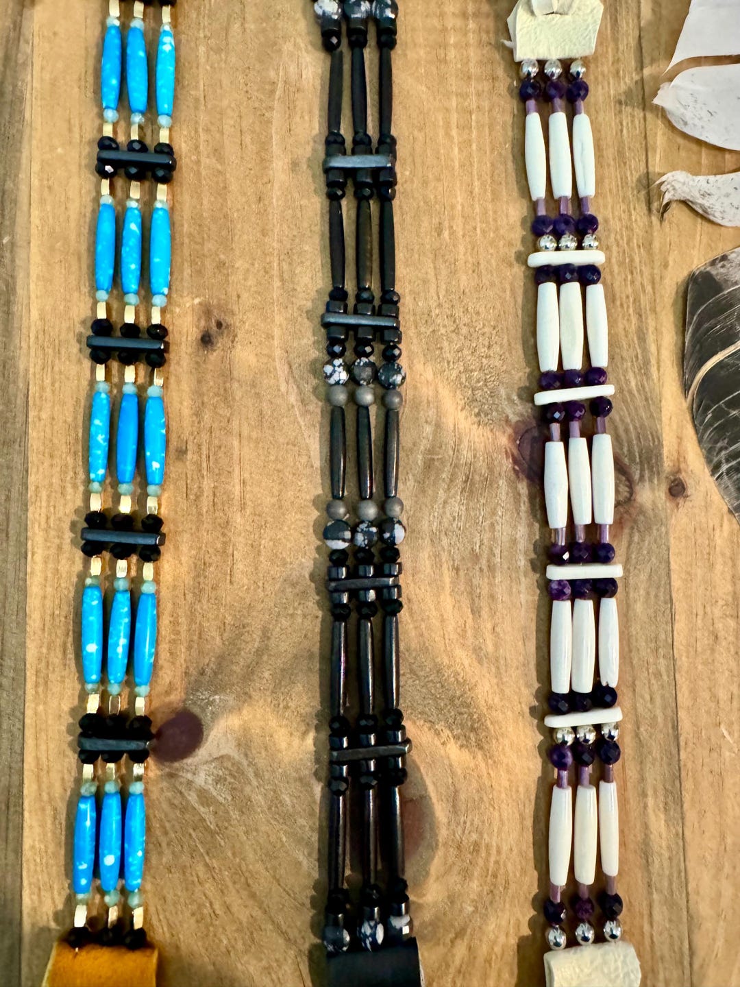 Aunthentic Native American Beaded Choker- Handmade - Etsy