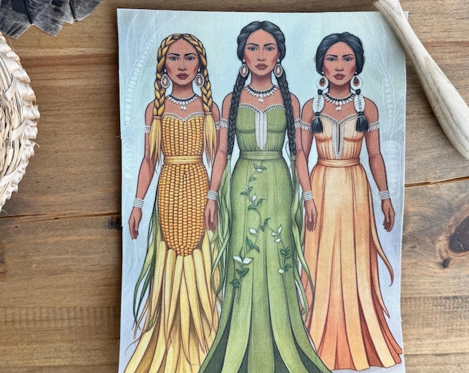 Three Sisters Appliqué – Corn, Beans & Squash | Haudenosaunee-inspired ...