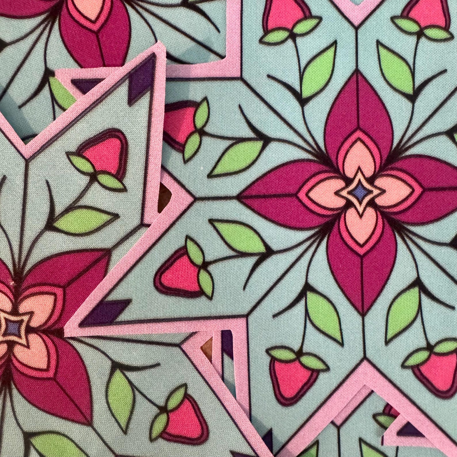 Star Appliqué – 6.5” Tip to Tip – Traditional Native American Woodland ...