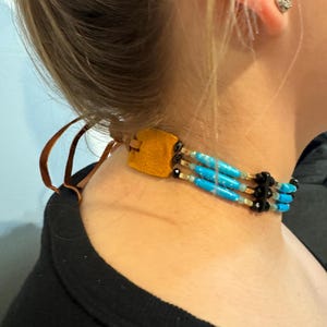 Aunthentic Native American Beaded Choker- Handmade - Etsy