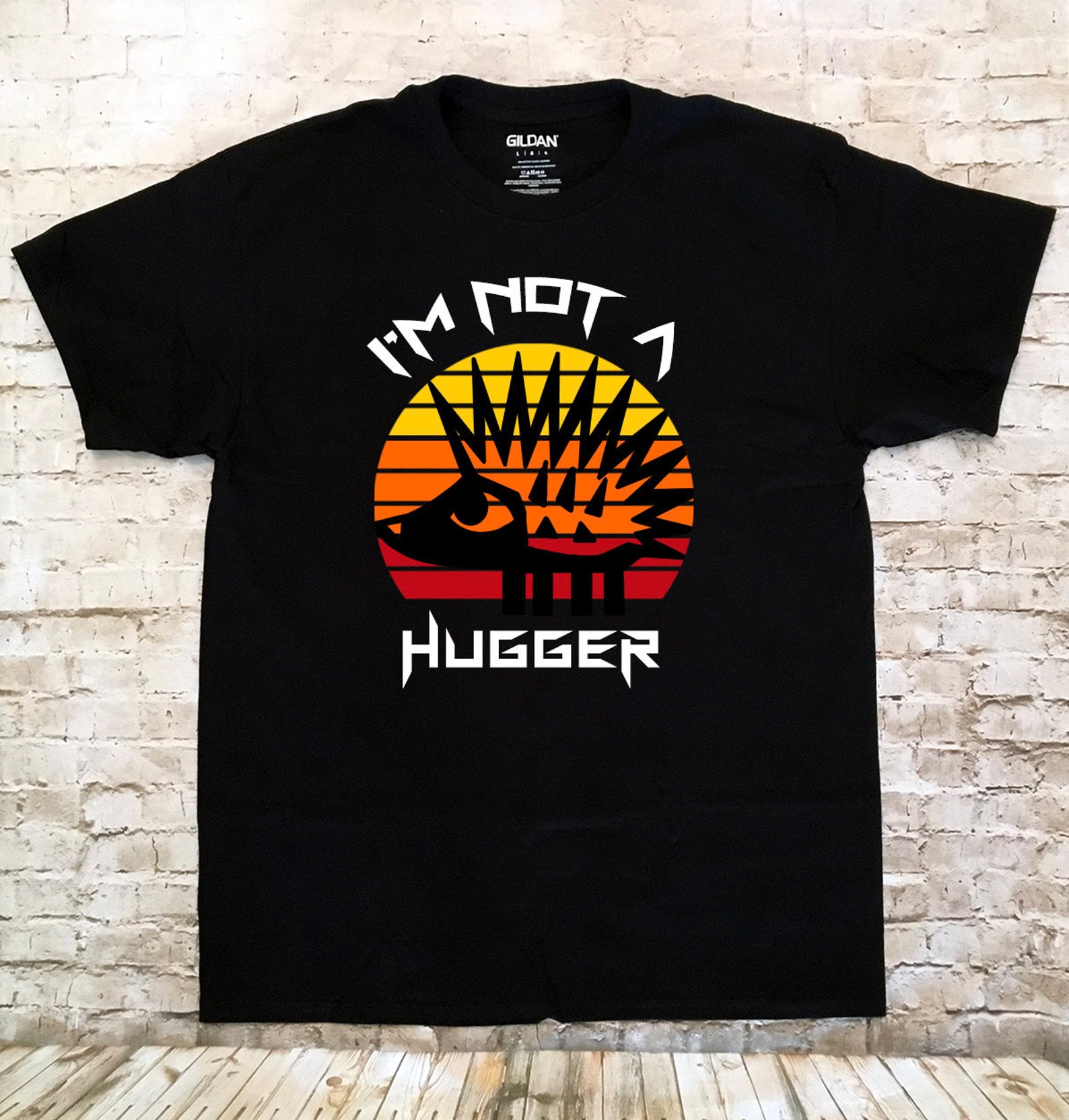 I'm Not a Hugger T-shirt Not A Hugger Shirt Funny | Etsy