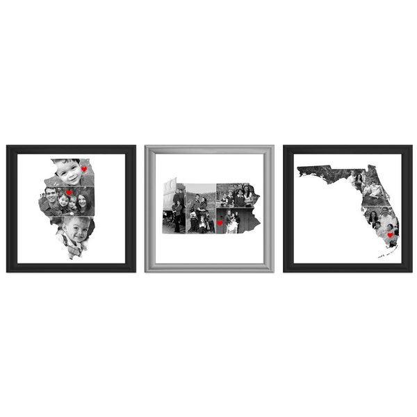 State Photo Collage - Etsy