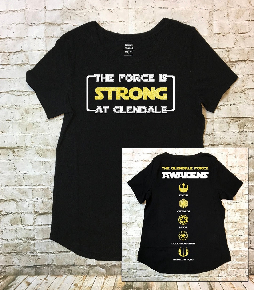 The Force is Strong at Our School Teacher Shirt | Star Wars Themed ...
