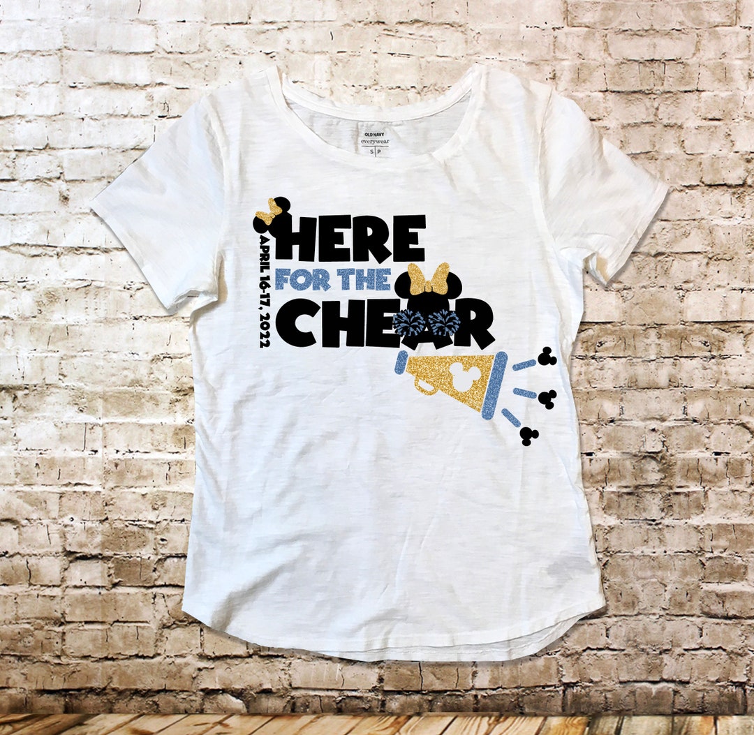 WOMEN'S Personalized Disney Themed Here for the Chear Cheerleading ...