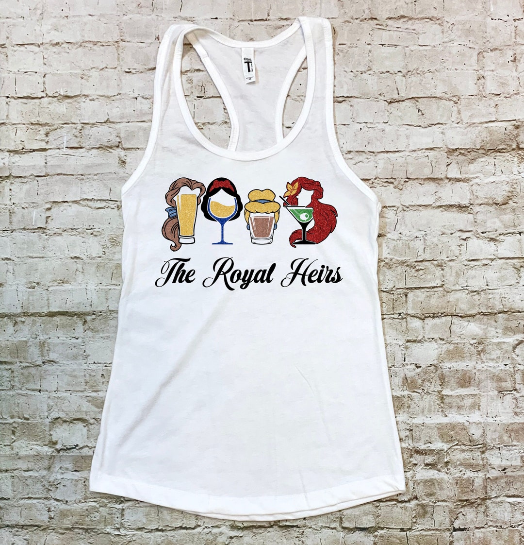 The Royal Heirs Disney Princess Inspired Drinking Shirt | Disney ...