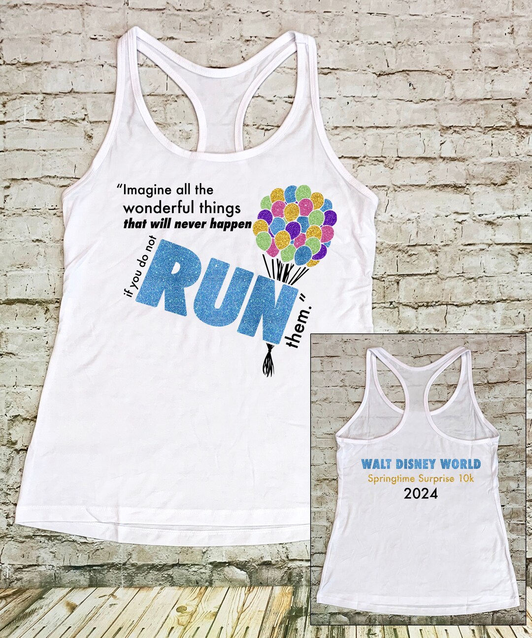 Imagine Wonderful Things Disney Inspired UP Race Shirt Disney Themed UP ...