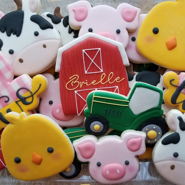 Farm Cookies - Etsy