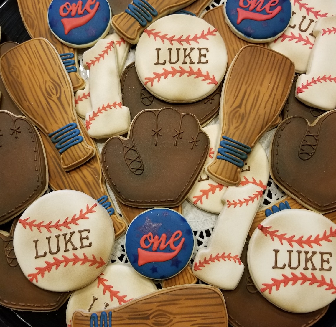 Baseball Vintage Sports Bat Glove Birthday Sugar Cookies - Etsy