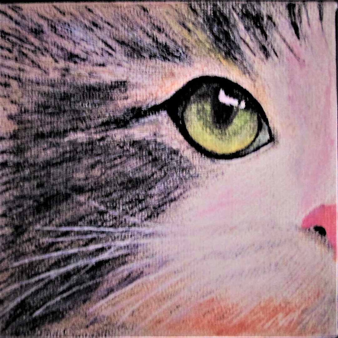Soul of a Cat | Printable Cat Art, Cat Face Painting, Cat Poster, Cat ...