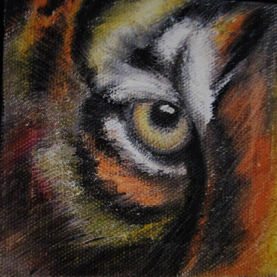 Soul of a Bengal Tiger | Tiger Eye Painting, Tiger Portrait, Bengal ...