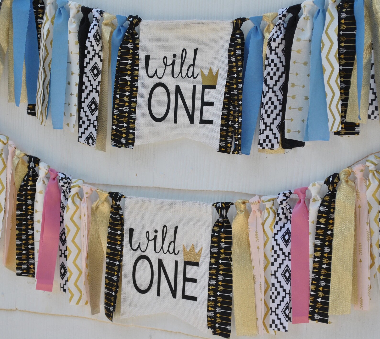 TWINS WILD ONE Birthday Banner Twins Wild One Highchair | Etsy