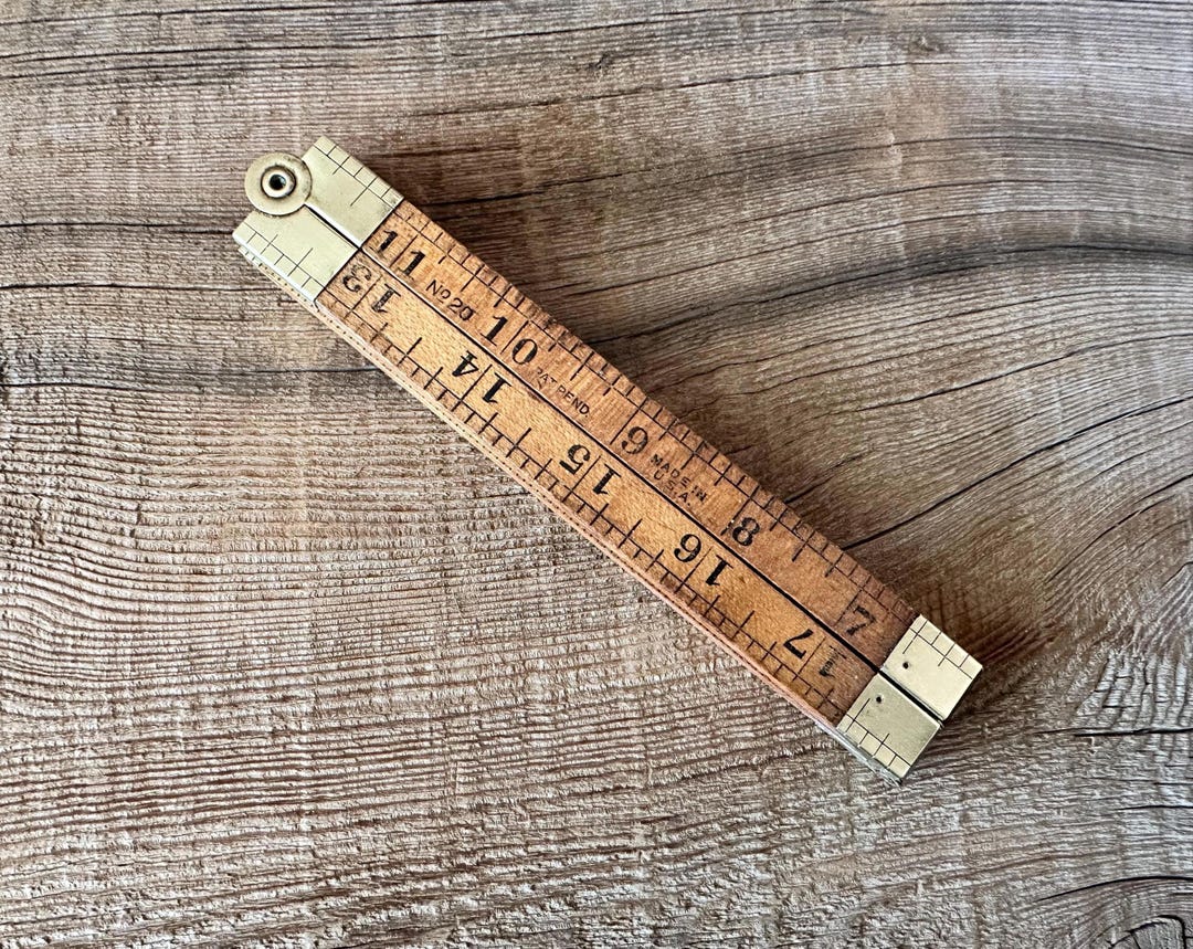 Vintage No 20 2-foot Folding Rule Unbranded - Etsy