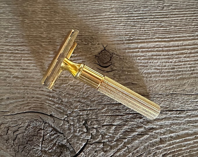Vintage Gillette Gold Tech Double Edge Safety Razor - Etsy