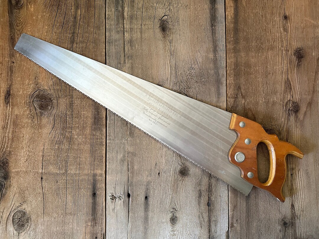 Vintage WARDMASTR 8-point Crosscut Hand Saw - Etsy