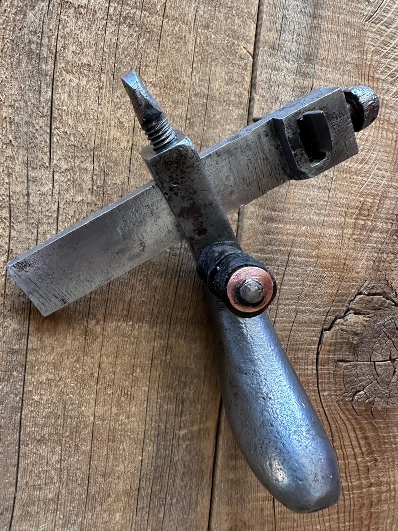 Vintage Leather Work Steel Draw Gauge With 4" Bar - Etsy