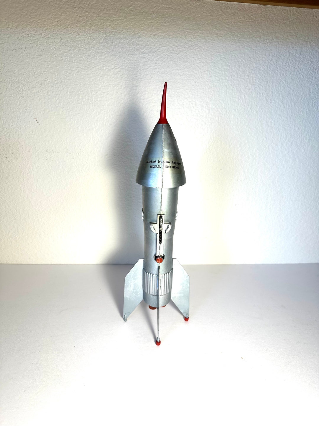 Vintage Astro Mfg Rocket Bank - Etsy