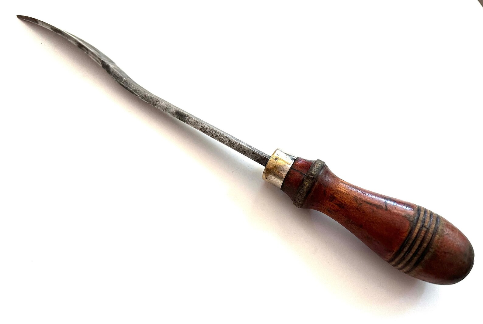 Vintage BM Co Bearing Scraper With Wooden Handle - Etsy