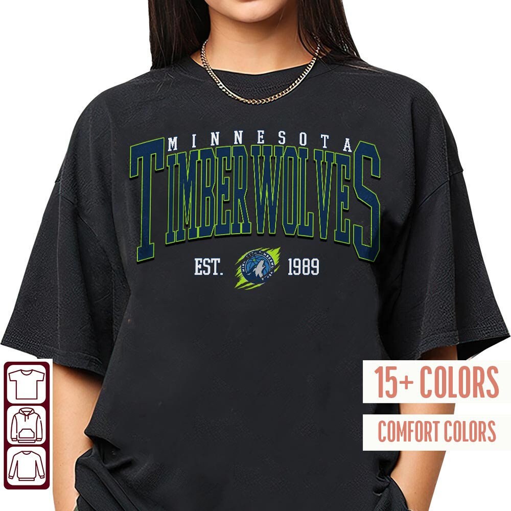 Retro Minnesota Timberwolves Sweatshirt, Timberwolves Sweater ...