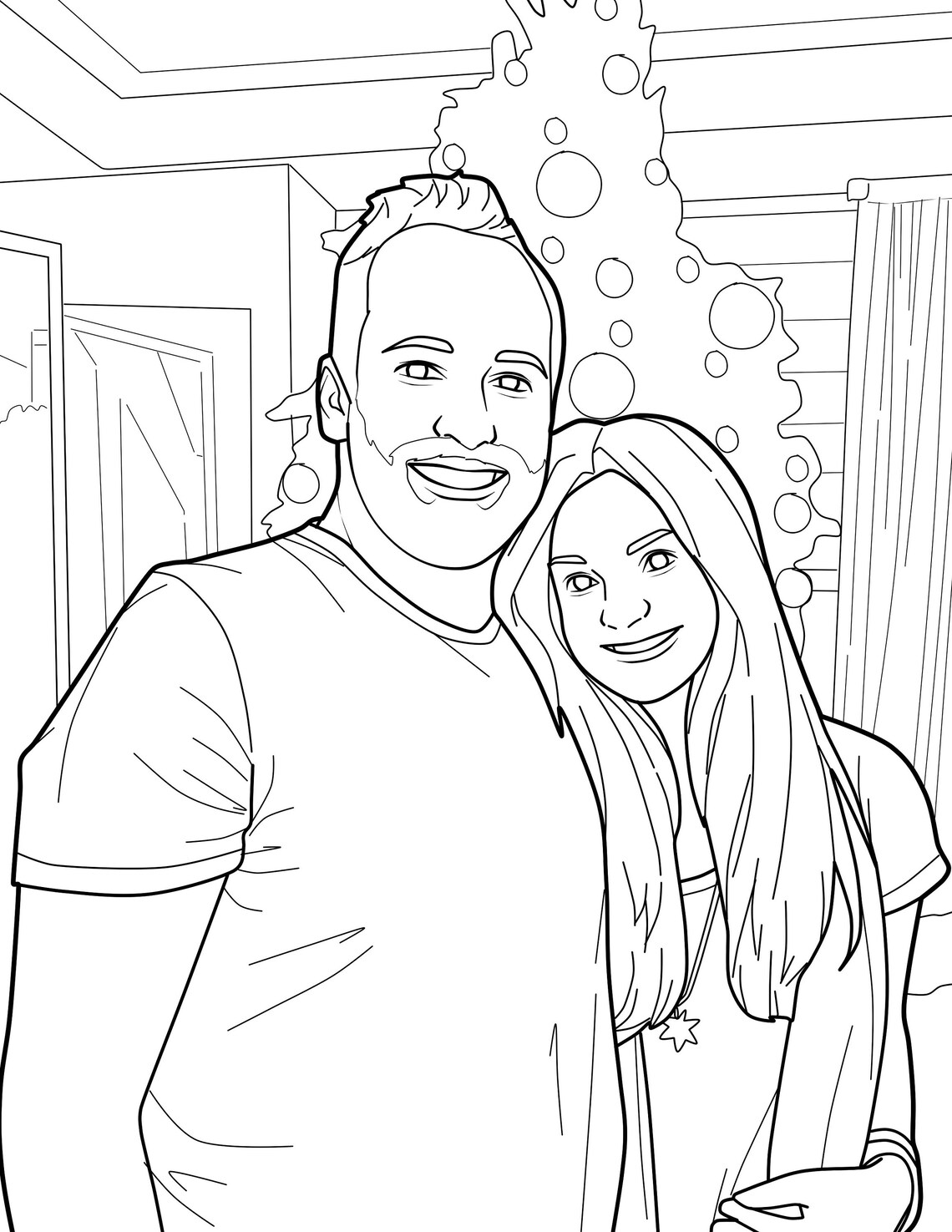 Custom Coloring Books Make Great Christmas Gifts Turn Your - Etsy