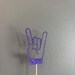 Rock Hand Cupcake Toppers: Music Party Decorations - Etsy