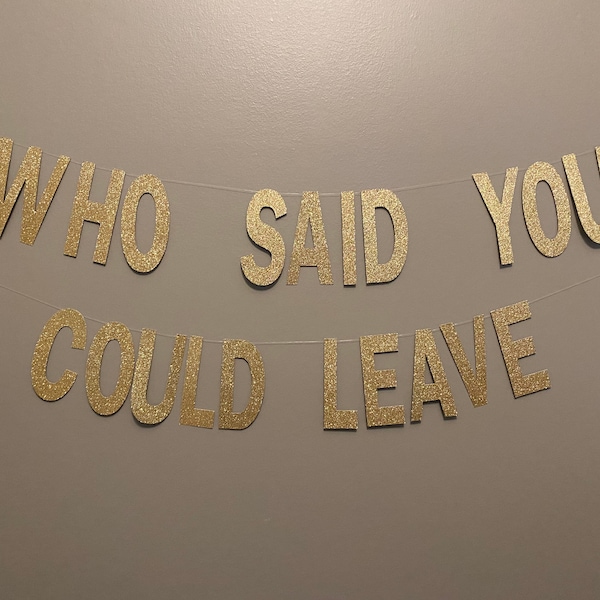 Farewell Banner - Etsy