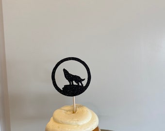 Wolf Cupcake Toppers - Etsy