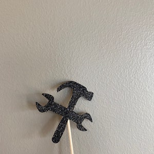 Hammer and Wrench Cupcake Toppers, Mechanic Cupcake Topper, Mechanic ...