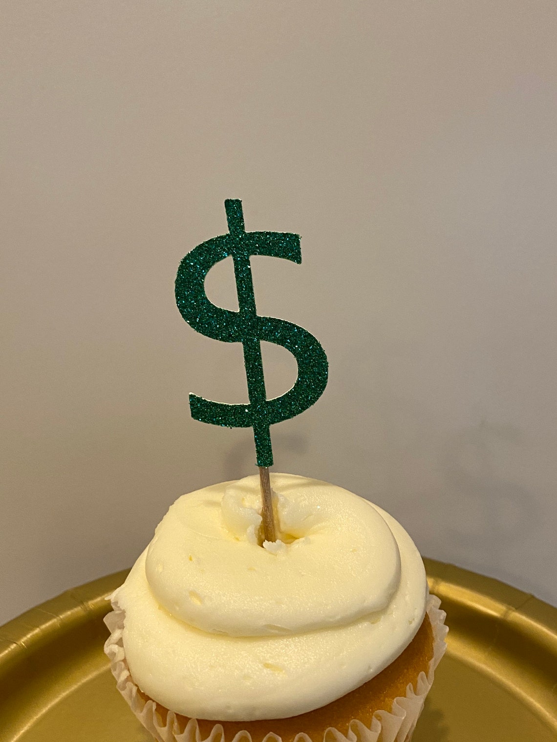 Dollar Sign Cupcake Toppers Money Cupcake Toppers Dollar - Etsy