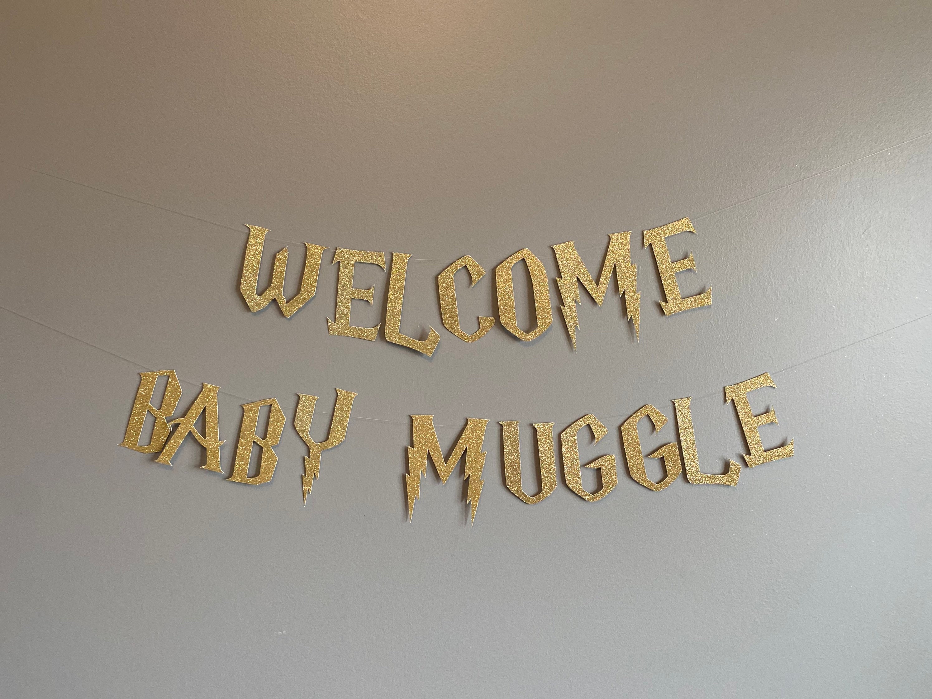 Welcome Baby Muggle Banner - Etsy UK