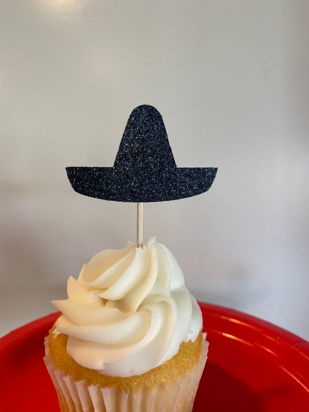 Sombrero Cupcake Toppers Mexican Cupcake Topper Cinco De Mayo - Etsy