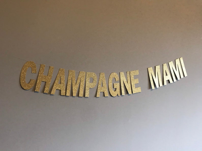 Champagne Mami Banner Champagne Papi PARTY Decor Hip Hop - Etsy