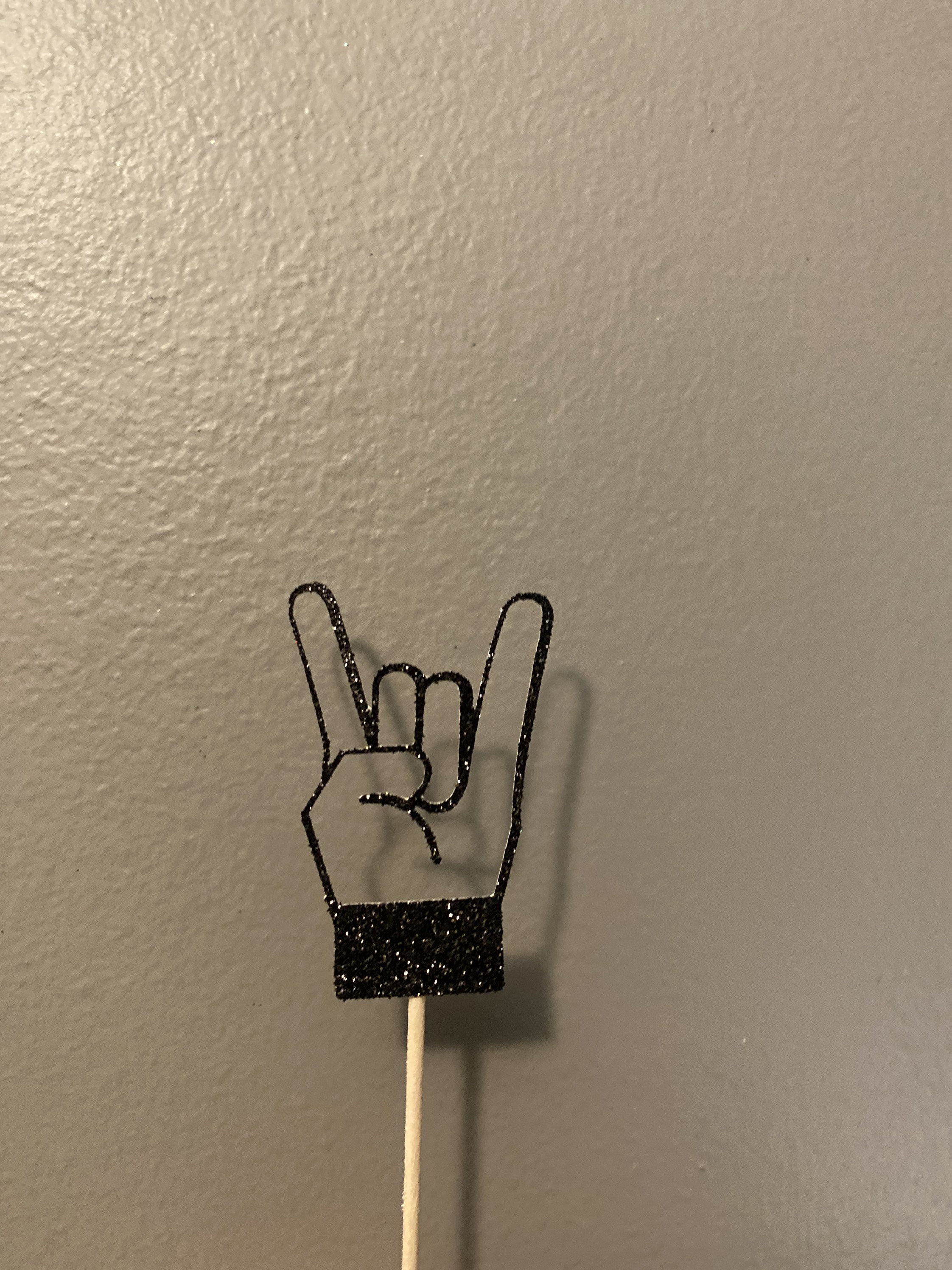 Rock Hand Cupcake Toppers: Music Party Decorations - Etsy