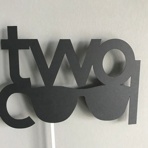 Custom Cake Topper, Two Cool Cake Topper, Cake Topper, 2nd Birthday ...