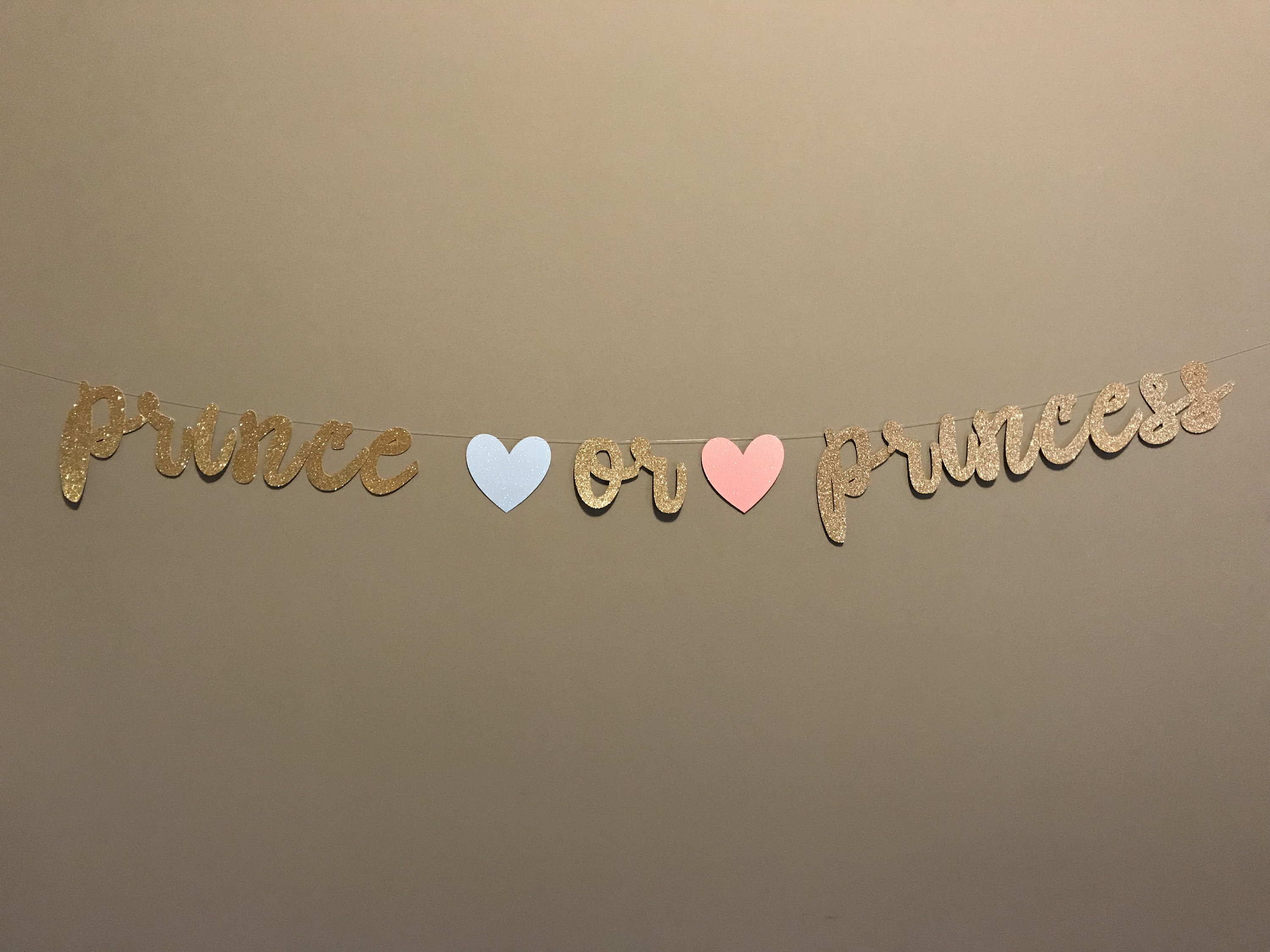 Prince or Princess Banner Prince or Princess Sign Prince | Etsy