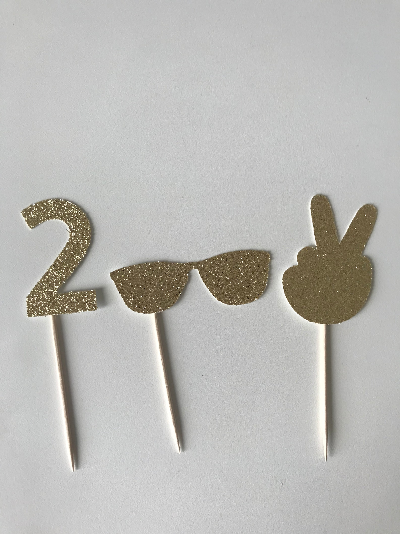 Custom Cupcake Toppers Two Cool Cupcake Toppers Cup Cake | Etsy