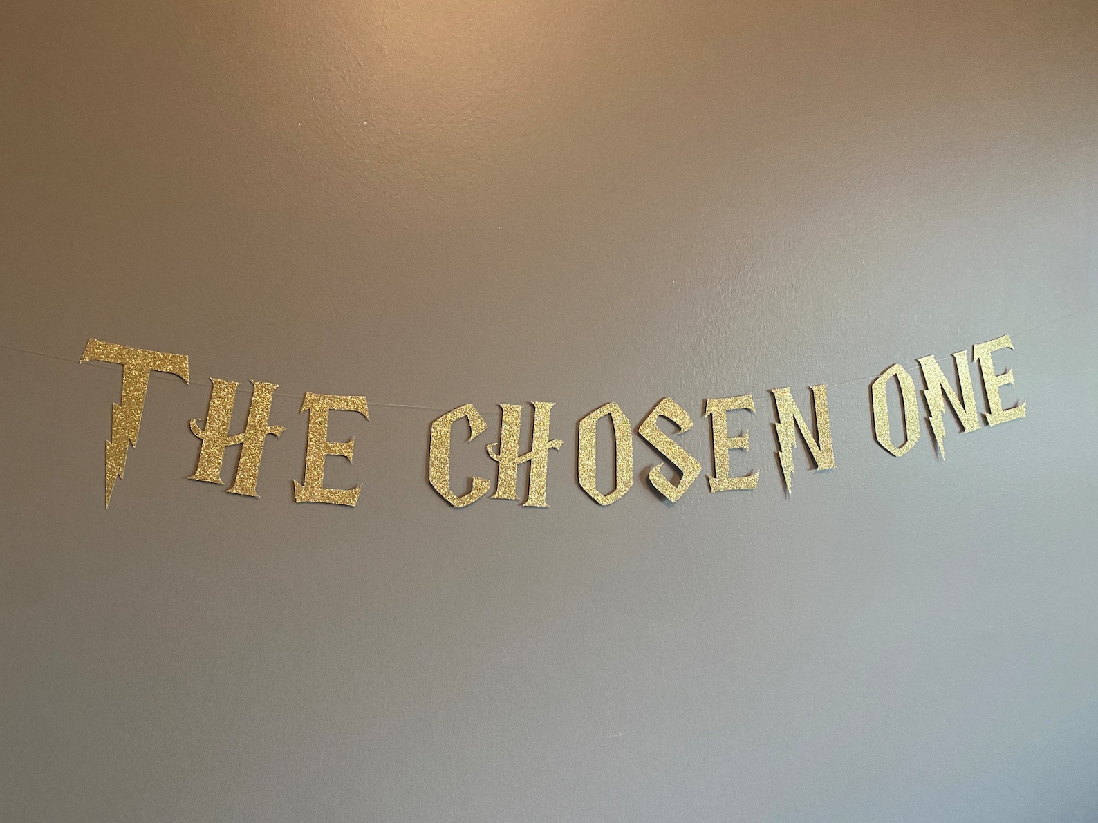 The Chosen One Banner the Chosen One Wizard Party Wizard - Etsy