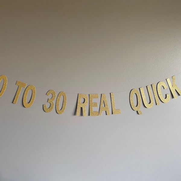 30th Birthday Sign - Etsy